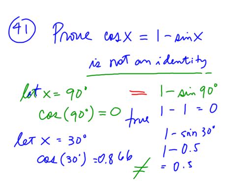 Mr Js Math Classes M4 Pythagorean Identities Proofs Part3