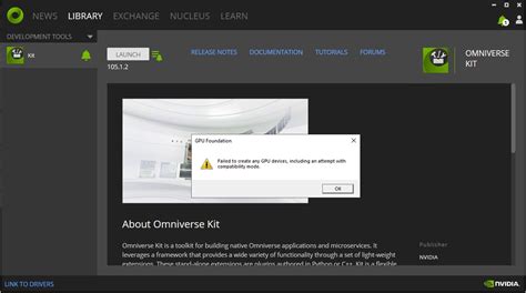 can t start omniverse kit general discussion nvidia developer forums