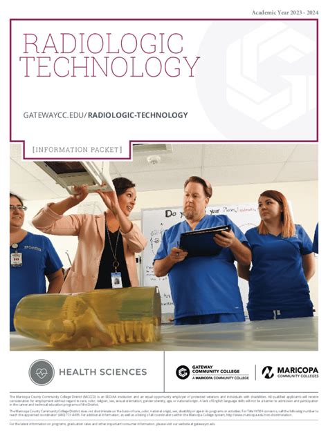 Fillable Online Radiologic Technology Program Student Information And