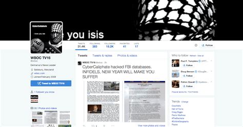 Pro ISIS Hackers Take Over Local News Sites
