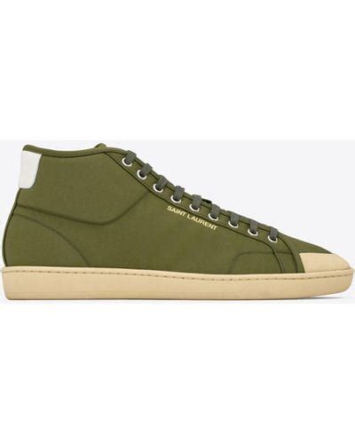 Green Saint Laurent Sneakers For Men Lyst