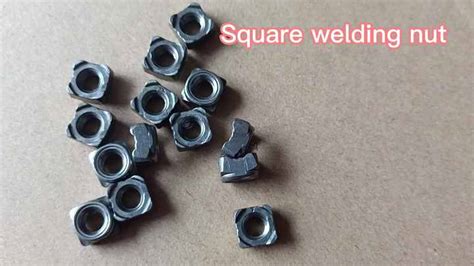 Din928 Square Weld Nuts Square Welding Lock Nut Stainless Steel M12