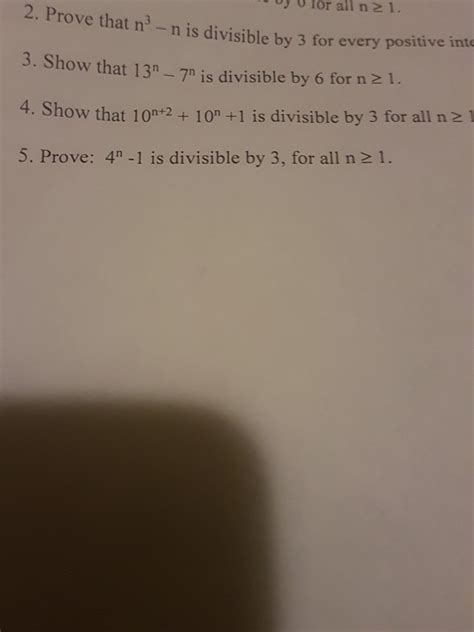 solved y 6 for all n 21 2 prove that 3 show that 13 7m is