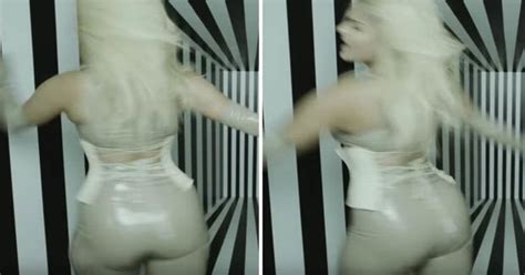 Bebe Rexha Parades Famous Rear In Latex Tighter Than Skin Daily Star