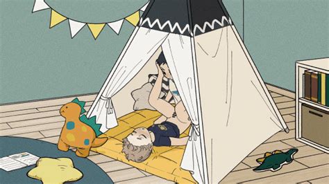 Amakara000 Original Animated Animated  Looping Animation 2boys