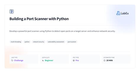 Building A Port Scanner With Python Labex