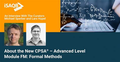 Softwarearchitecture Formalmethods Cpsa Isaqb Softwarequality