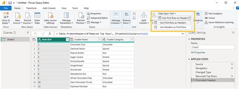How To Remove Rows And Promote Headers In Power BI