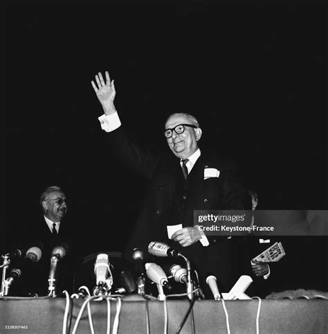 Georges Bidault Pendant Sa Conférence De Presse à Paris France Le News Photo Getty Images