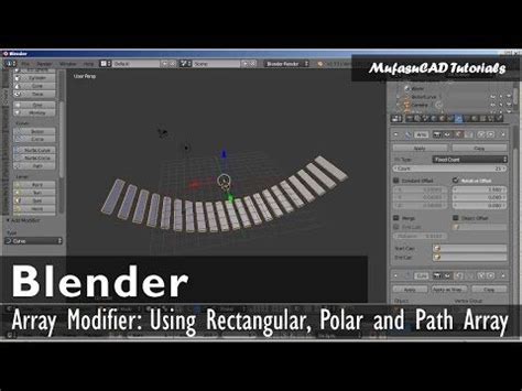 Blender Array Modifier Tutorial Youtube Blender Tutorial Blender Blender D