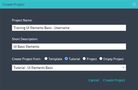 Training Ui Basic Elements