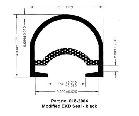 018 2004 Modified EKD Seal 1 X 1 X 50 AP Products