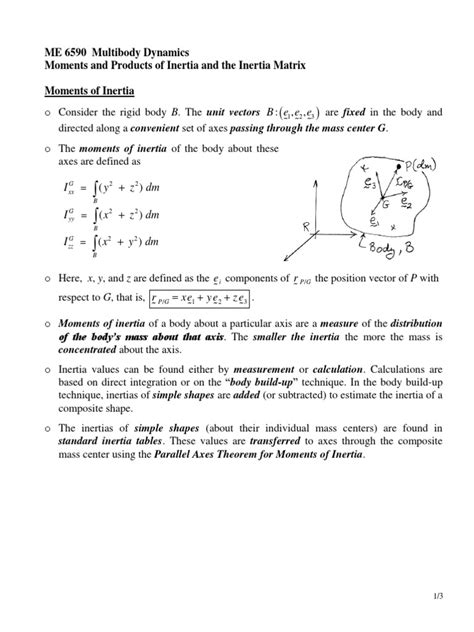 moment of inertia pdf cartesian coordinate system theoretical physics