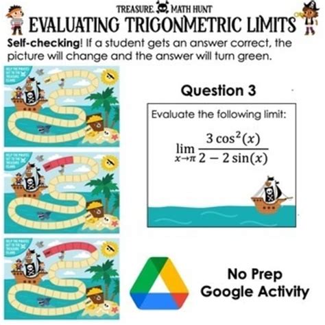 Evaluating Trigonometric Limits With Identities Digital Activity