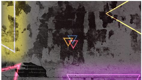 Illustration Geometric Neon Lights Digital Art By Prakorn Sathirapthya Fine Art America