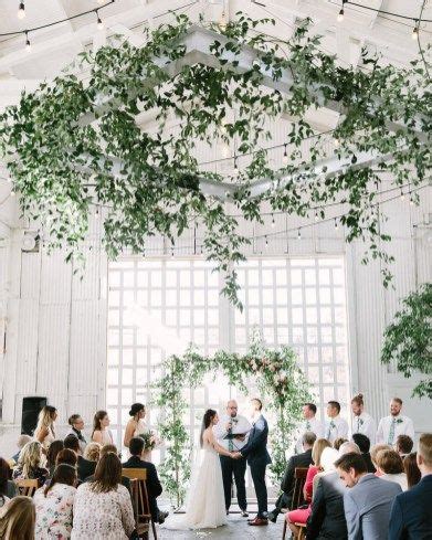 Southern Smilax Ceremony Installation By Roots Floral Design Greenery