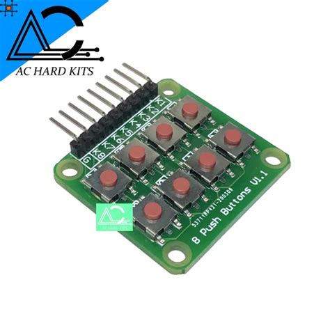 2x4 Keyboard Keypad Module โมดูลสวิตช์ 8 ปุ่ม Achardkits