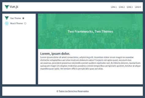Vue Theme Y React Theme Edteam