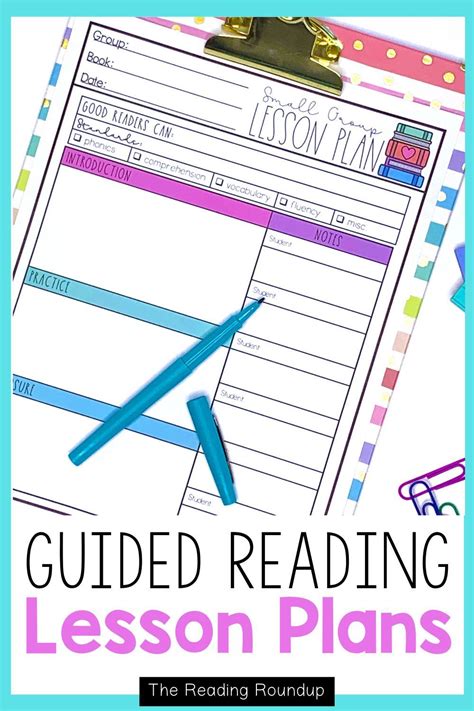 Reading Small Groups Lesson Plan Templates Guided Reading Lesson Plans Guided Reading Lessons
