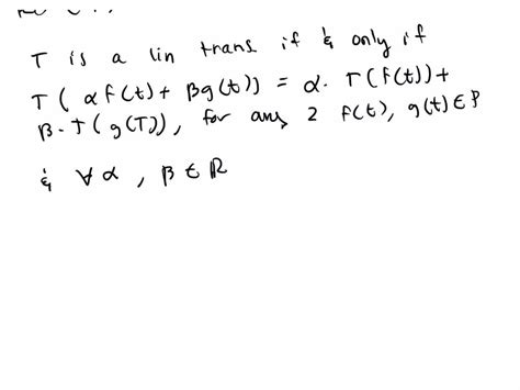 solved the infinite dimensional space p of all finite degree