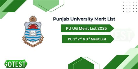 Pu Merit List 2025 Bs Program Morningevening