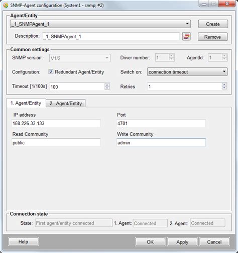 Snmp Driver Configuration