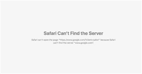 Safari Can T Find The Server Ways To Fix It The Mac Observer