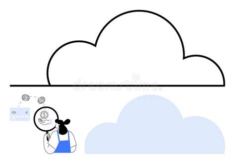 Woman Analyzing Cloud Computing Data On Digital Interface With