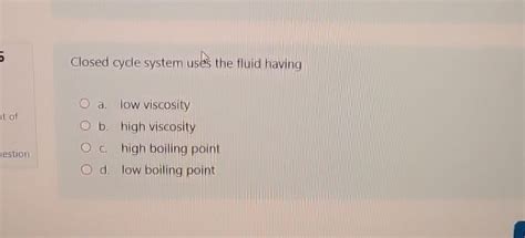 Closed Cycle System Uses The Fluid Having A Studyx