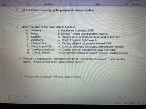 solved font paragraph styles editing 3 list 4 structures