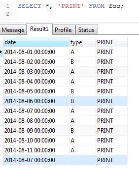 Sql Can I Display A Message In MySQL Stack Overflow