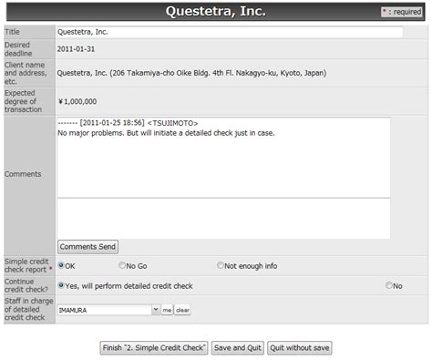 Workflow Sample January 2011