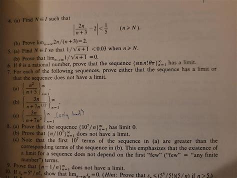 Solved I Need A But It Needs To Be Done With The Epsilon N Chegg Com