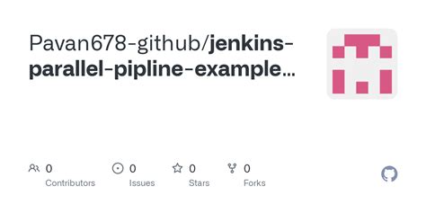 Github Pavan678 Githubjenkins Parallel Pipline Example Matrix