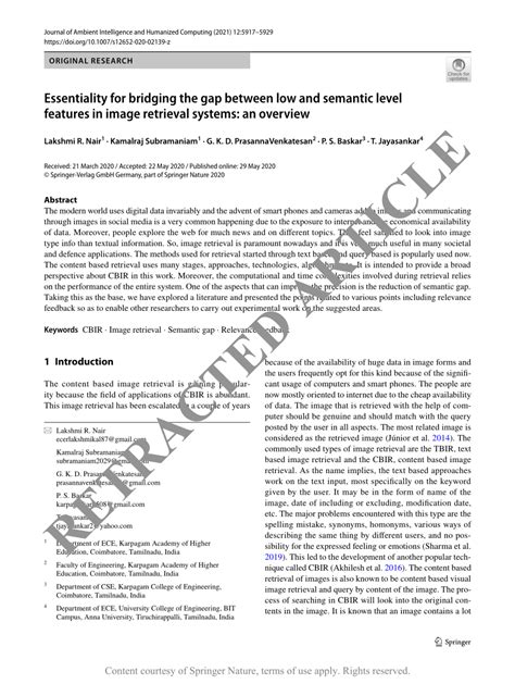 Essentiality For Bridging The Gap Between Low And Semantic Level