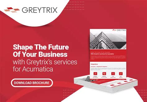 E Brochure Greytrixs Services For Acumatica Acumatica Consulting Integration And