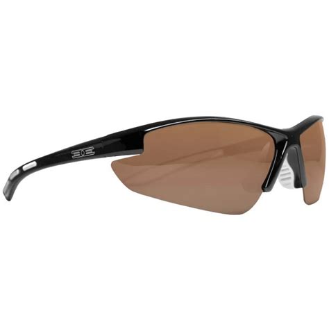 Epoch Eyewear Outdoorsman Black Sunglasses Amber Lens Carls Golfland