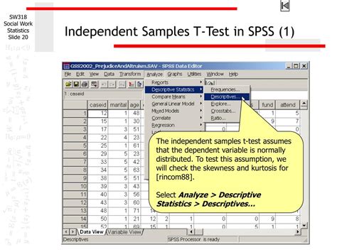 Ppt Independent Samples T Test Practice Problem 1a Powerpoint Presentation Id 391309