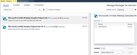 Web API Helper Code Compilation Error Rajeev Pentyala Technical Blog On Power Platform
