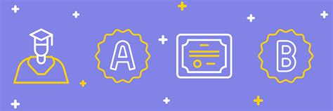 오답이 있는 라인 시험지 인증서 템플릿 시트 A 플러스 학년 졸업 및 졸업 모자 아이콘을 설정합니다 벡터 건강 진단에 대한 스톡 벡터 아트 및 기타 이미지 Istock