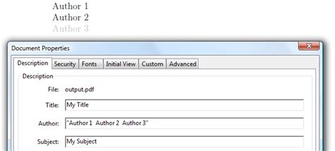 hyperref pdf metadata macro to extract typeset plain text from