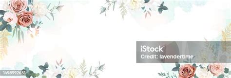 실버 세이지와 홍당무 핑크 꽃 벡터 디자인 프레임 더스티 로즈 목련 달리아 난초 팜파스 풀 녹지 0명에 대한 스톡 벡터 아트 및 기타 이미지 Istock