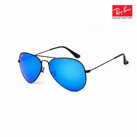 Ray Ban Aviator Classic Rb3025 L2823 Blue Sunglasses Luxotix