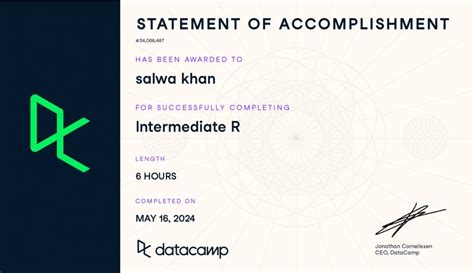 Salwa Khan On Linkedin Datascience Rprogramming Professionaldevelopment Continuouslearning