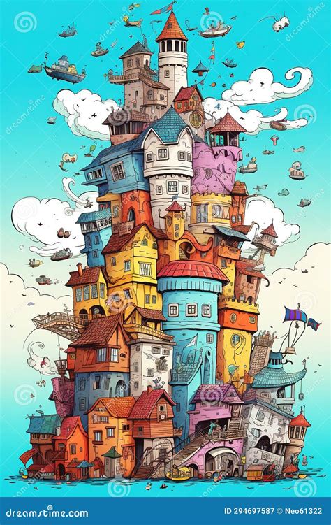 Amazing The Tower Of Babel Intricate Complex Generative Ai Stock