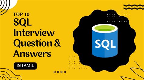 sql interview questions and answers for freshers crack interview