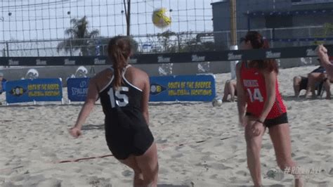 Beach Volleyball  By Greenwave Find And Share On Giphy