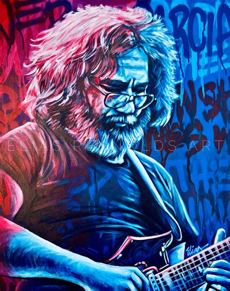 Jerry Garcia Art Print — Elias Reynolds Art