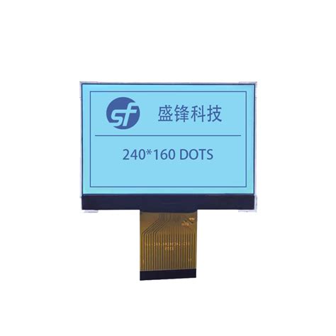 China High Resolution 240 160 Dot Matrix Graphic COG LCD Module Manufacturer High Resolution