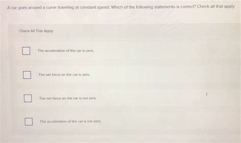 solved a car goes around a curve traveling at constant